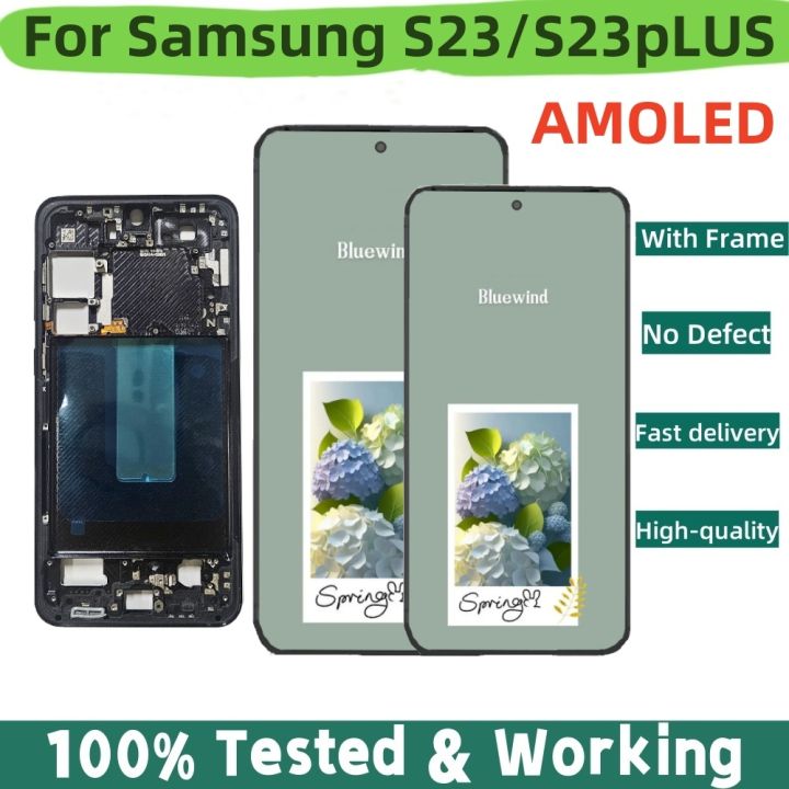 NEW Super Orig AMOLED S23Plus LCD For Samsung Galaxy S23/S23Plus ...