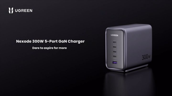 UGREEN 300W USB C Wall Charger 5 Port GaN Adapter Quick Charge Fast ...