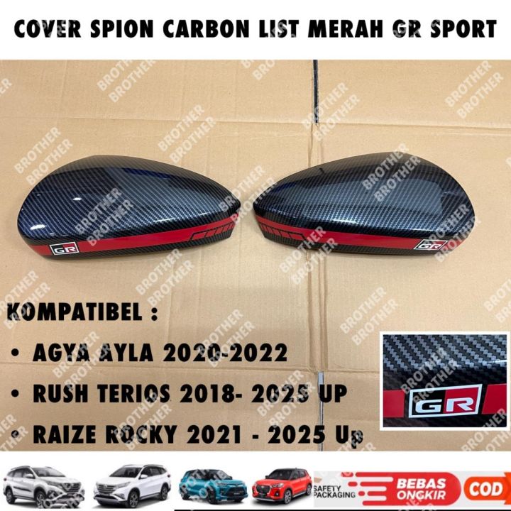 Spion Cover Rush Terios Agya Ayla Raize Rocky 2018 2024 2025 GR Sport ...