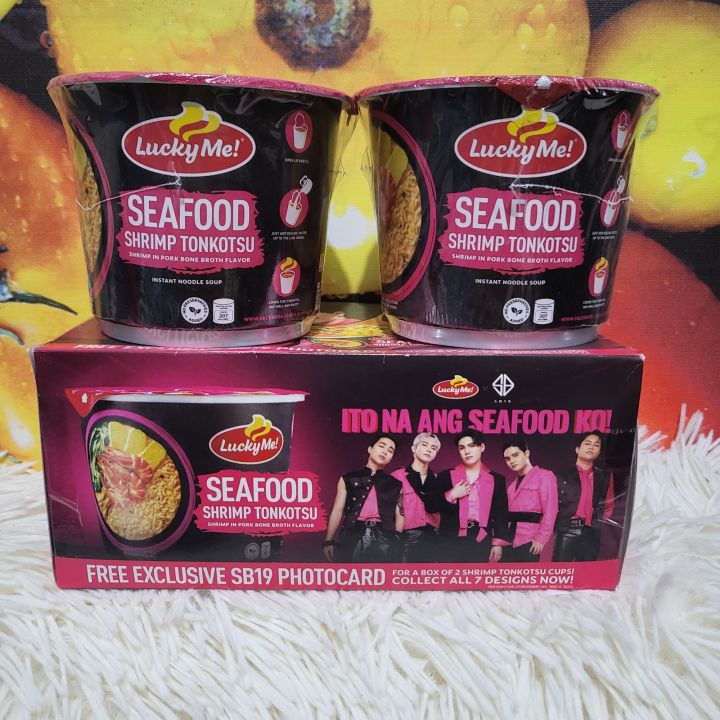 SB19 x Lucky Me Seafood Shrimp Tonkotsu Noodles Limited Edition ...