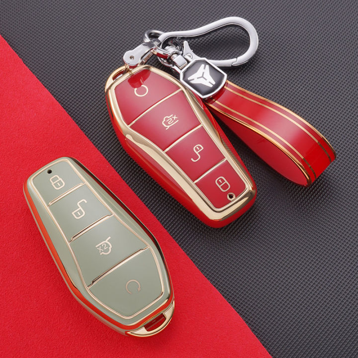Suitable for BYD atto3 dolphin key case silicone keychain atto3 byd ...