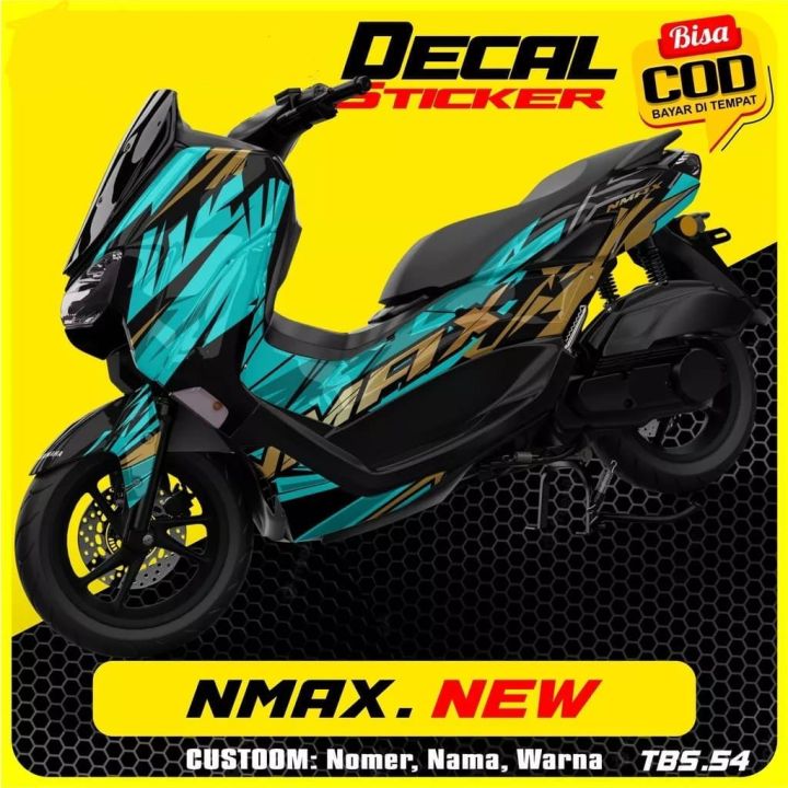 Decal nmax new stiker full bodi yamaha all new nmax motif 15 | Lazada ...