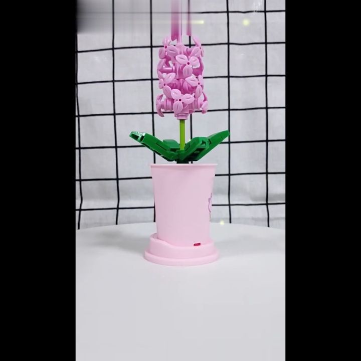 MallMainan-M344 Mainan Edukasi DIY Florist Tanaman Pot Building Block ...