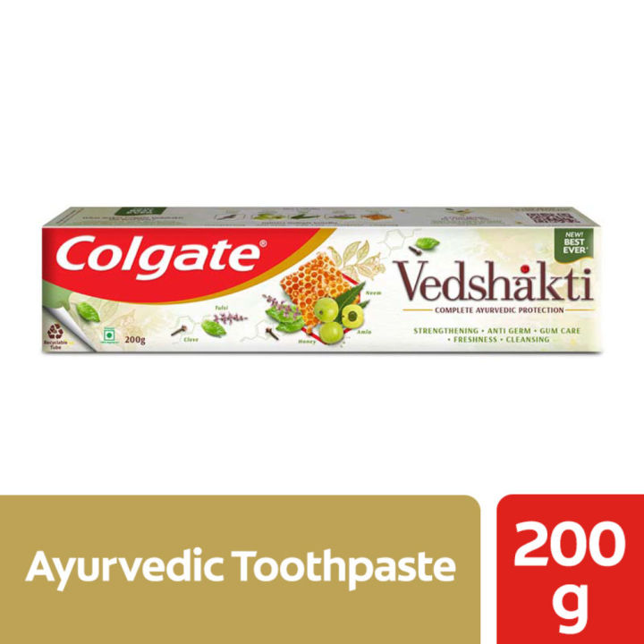 Colgate SWARNA VEDSHAKTI Toothpaste 200gm | Lazada