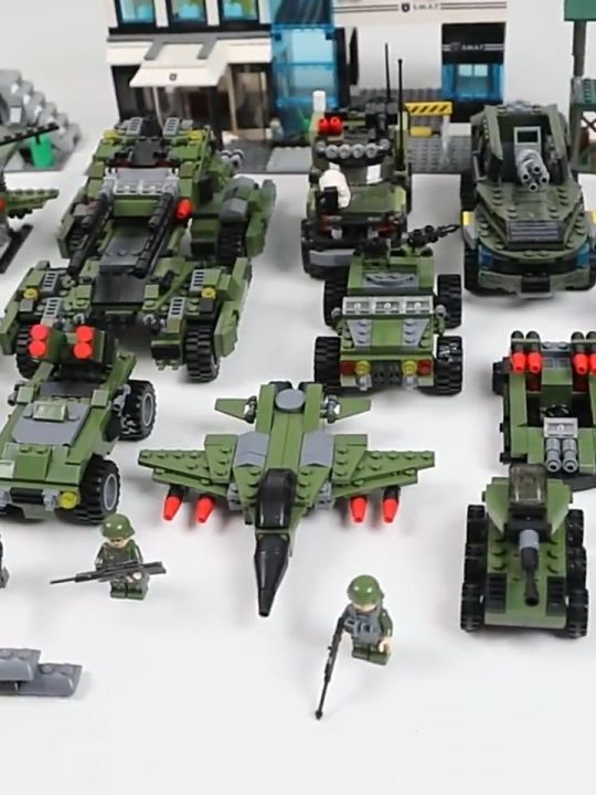 LEGO Xe Tăng Bánh Xích 1200 Mảnh Ghép - Đồ Chơi Lắp Ráp Biệt Đội Xe ...