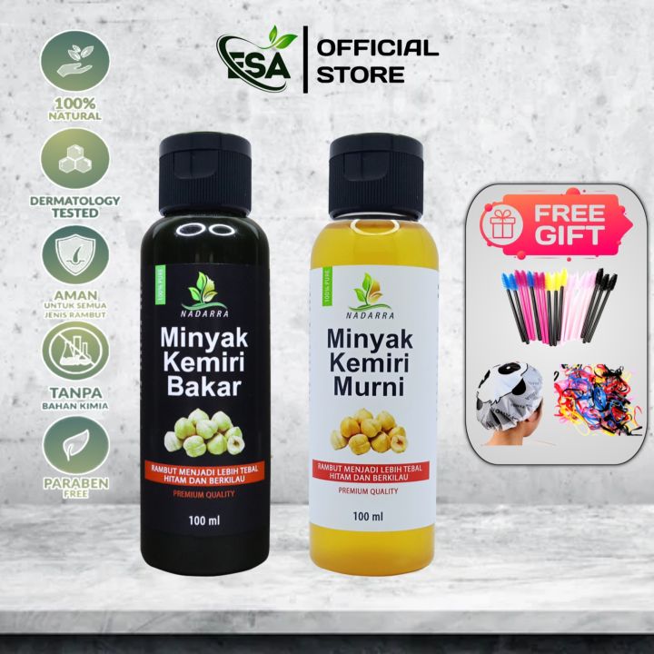 Minyak Kemiri Penumbuh Rambut Asli Tanpa Campuran Minyak Kemiri Murni ...