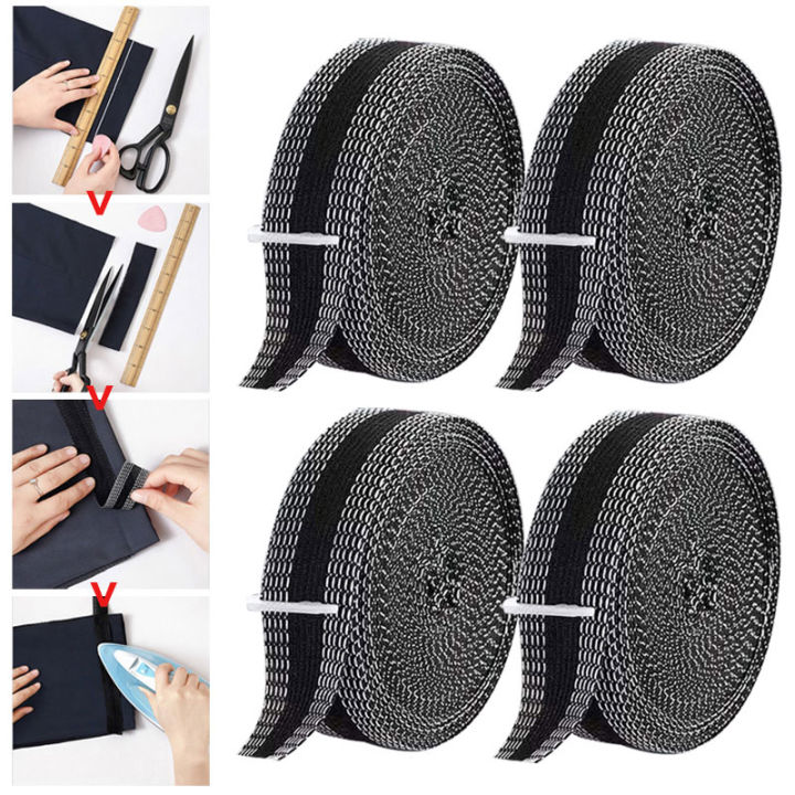 Self Adhesive Pants Paste Iron on Pants Edge Shorten Repair Pants for ...