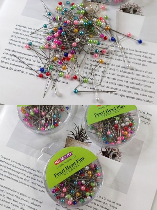 jarum pentul nemoto isi 1box jarum pentul mutiara besar | Lazada Indonesia