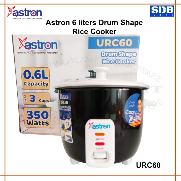 Astron-0.6 Liter Capacity-Rice Cooker-(URC-60)-1pc | Lazada PH