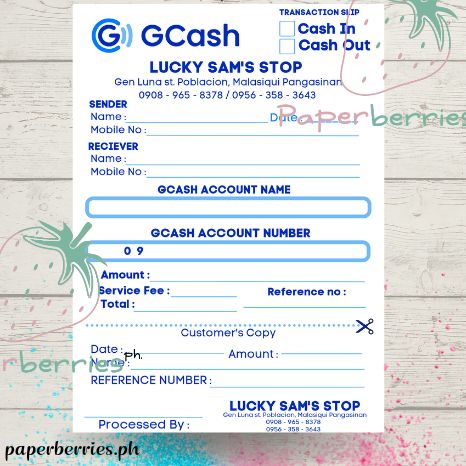 Gcash transaction slip/Reciept | Lazada PH