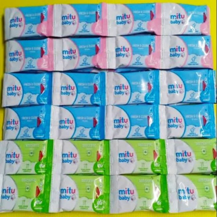 tisu basah mitu 4 sheets renceng | Lazada Indonesia