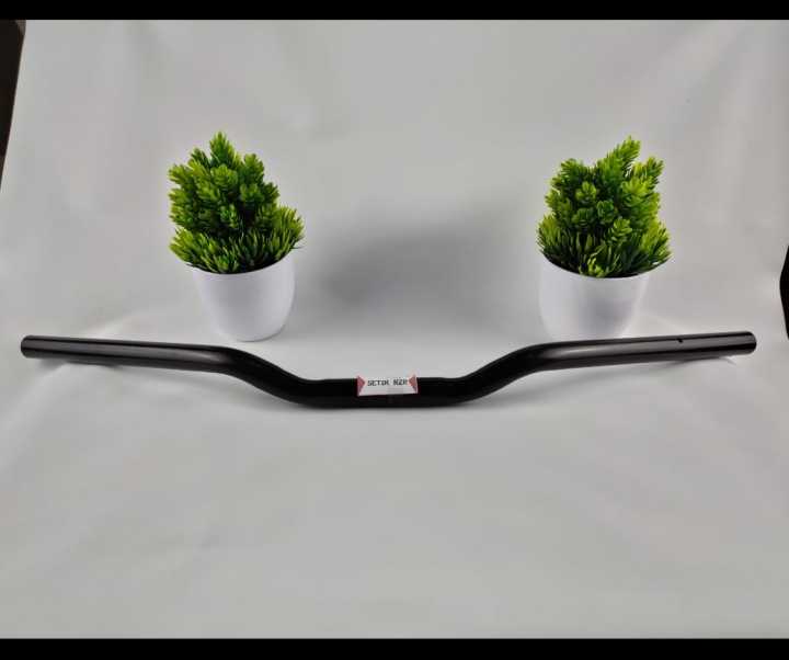 STANG STIR MOTOR RZR UNIVERSAL WARNA HITAM CHROME BAHAN BESI TEBAL ...