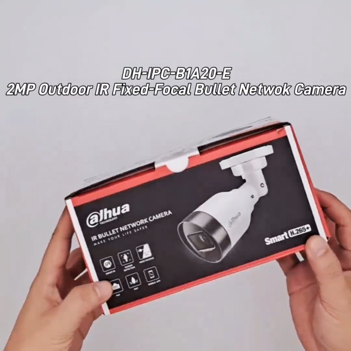 Dahua 2MP IP Camera Outdoor PoE IR Network Camera (DH-IPC-B1A20-E ...