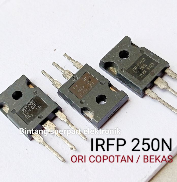 IRFP250N ORIGINAL (COPOTAN/BEKAS) MOSFET IRFP250N MOSFET IRFP250 N TRANSISTOR IRFP 250N MOSFET ...