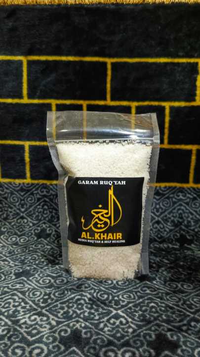 Garam ruqyah AL-KHAIR kemasan 500 gram,garam yang sudah diruqyah oleh ...