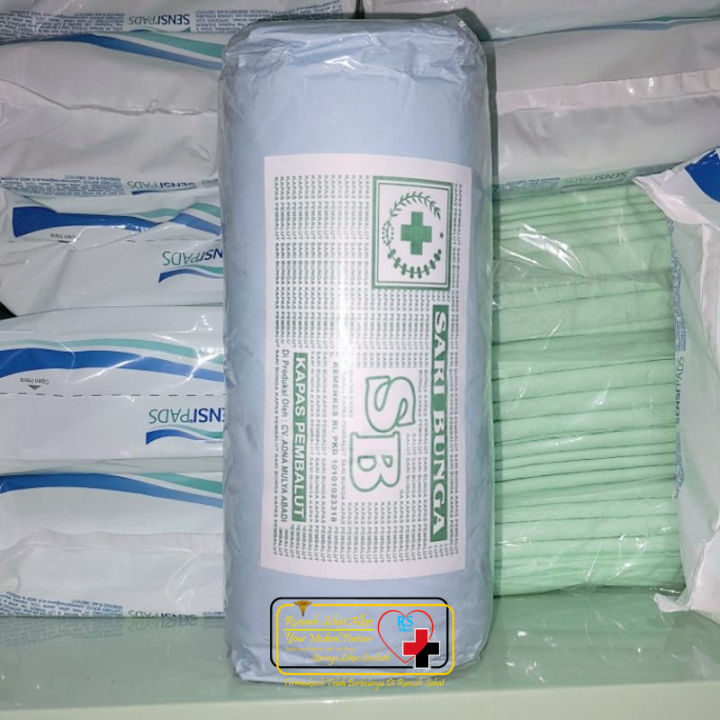 Kapas Pembalut 250gr Kapas 250 gram Kapas Putih Steril | Lazada Indonesia