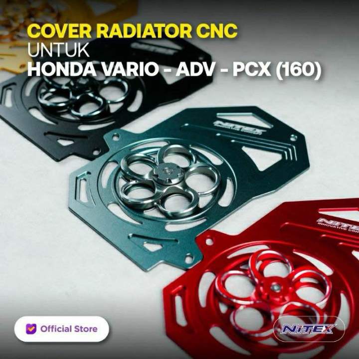 Cover Radiator + Tutup Kipas Vario 160 , ADV 160 , PCX 160 Merk Nitex ...