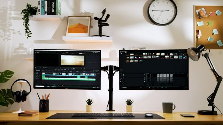 Monitor Stand /Monitor Arm /Desktop Arm Stand /Monitor Mount for 17 ...