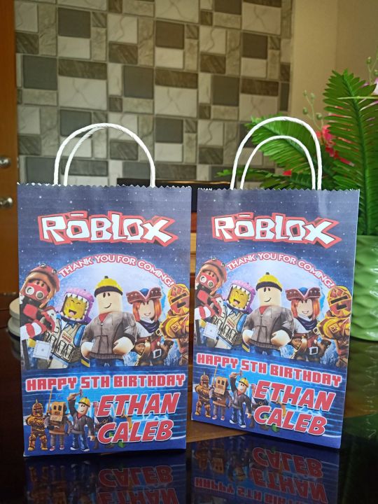 Roblox Theme Customize Lootbag / Paper bag (10pcs. / order) | Lazada PH