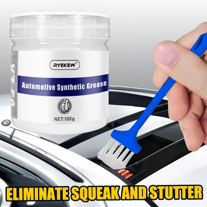 Car Sunroof Track Lubricating Grease 100g White Car Lubricant Oil ...