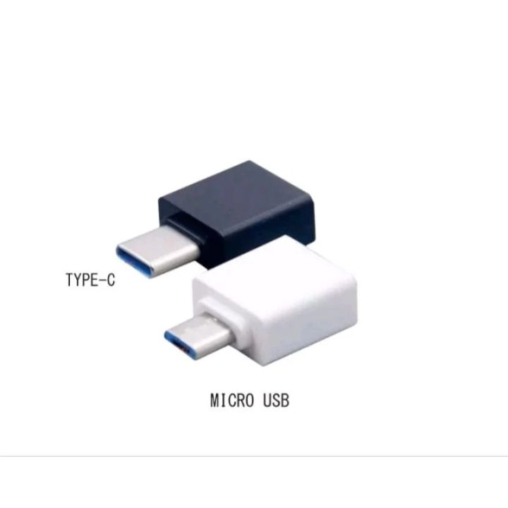 OTG Mini Persegi Micro USB / OTG Type C Non Kabel / Bahan Plastik ...