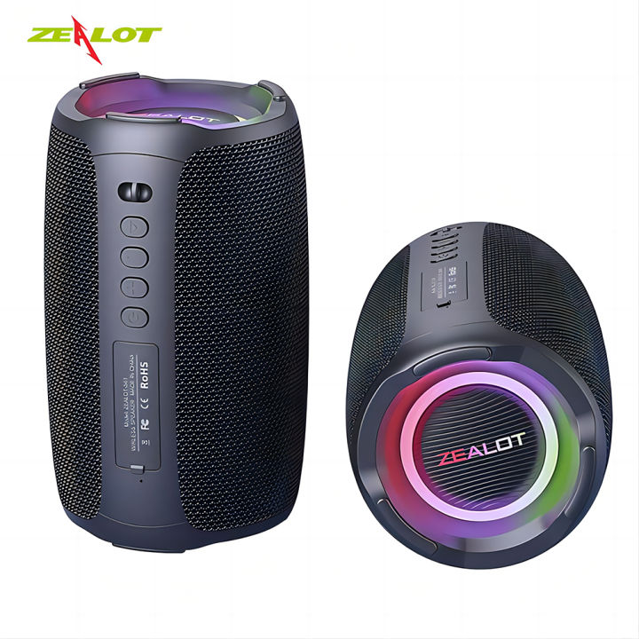 ZEALOT S61M Portable Bluetooth Speaker Wireless Subwoofer Karaoke ...