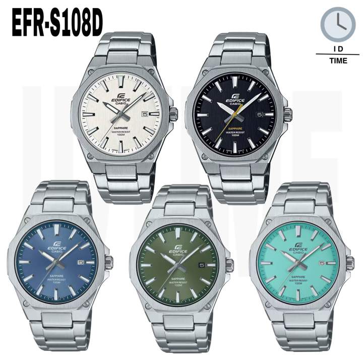 CASIO EDIFICE รุ่น EFR-108D-1A,EFR-108D-7A รับประกันศูนย์1ปีเต็ม ...