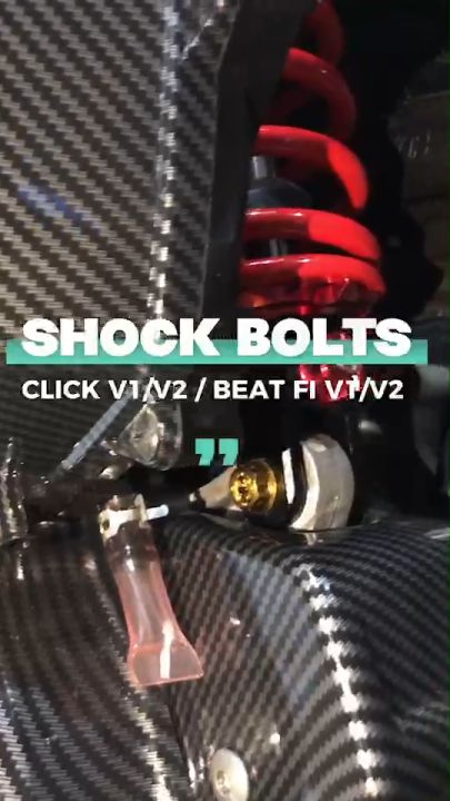 MOKOTO CLICK / BEAT FI REAR SHOCK BOLT FOR CLICK V1 CLICK V2 CLICK V3 ...