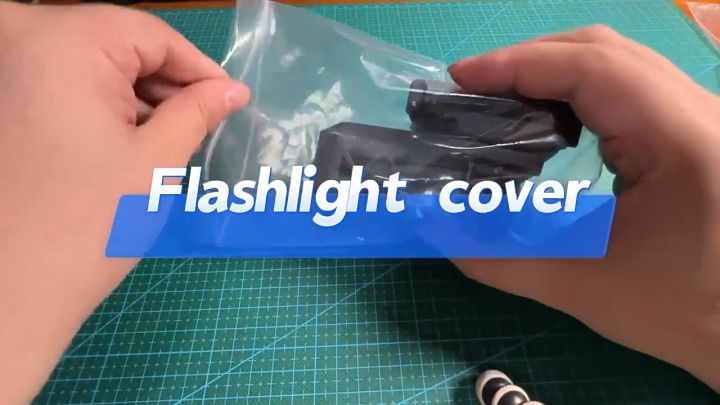 Tactic Flashlight Holsters Rotatable Lever Side Lock Quick Unplug Torch ...