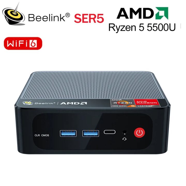 Beelink Best Choice Beelink SER5 MAX 6800U Mini PC AMD Ryzen 5 5500U ...