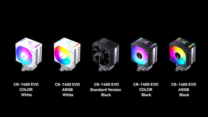 Jonsbo CR1400 EVO White ( Color / ARGB ) 9CM Tower CPU Cooler Heatsink ...