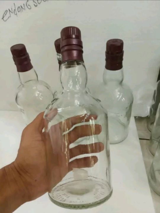Botol kaca polos 750ml botol rekondisi Chivas Botol kaca polos Botol ...