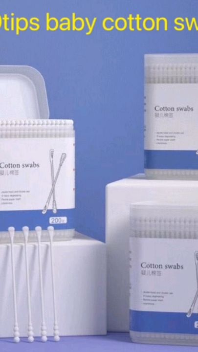 Double-headed Baby Cotton Swab Paper 200 Sticks Soft Cotton Buds ...