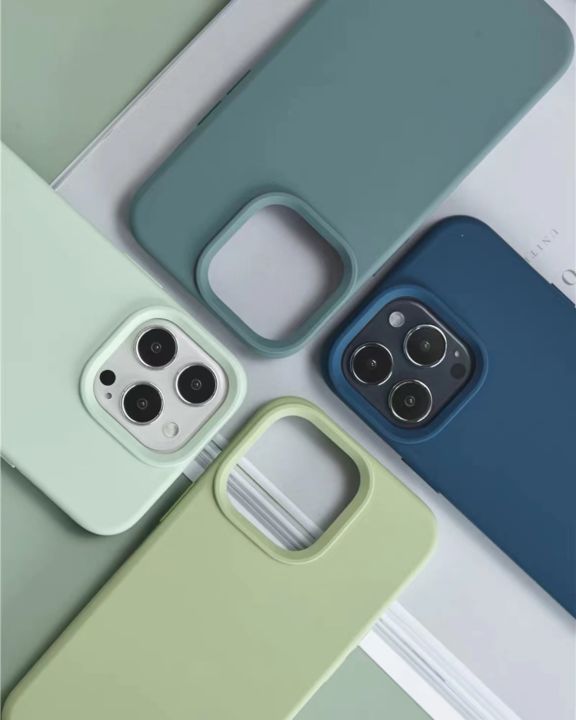 Silicone liquid soft case iPhone 15 15Pro 15ProMax 15Plus iPhone14 ...