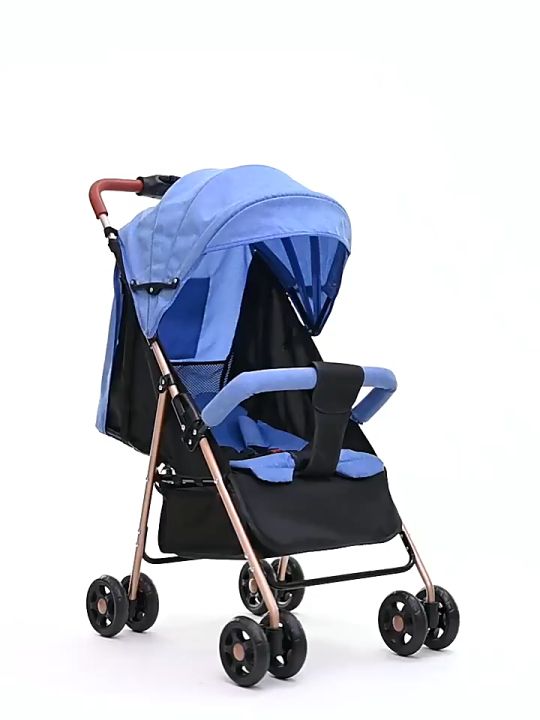 Baby stroller can sit and lie down large space boarding stroller ...