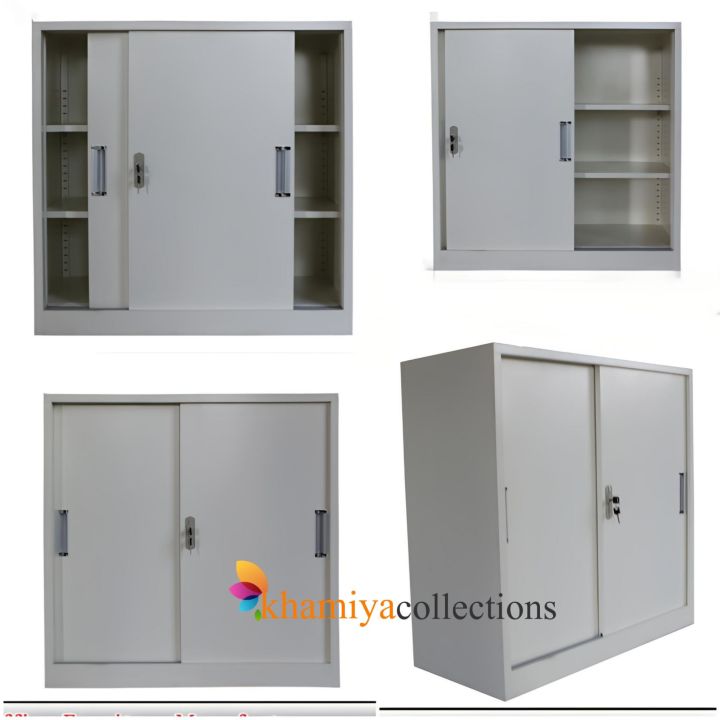 Sliding Cupboard 2 -3 Layer Sliding cabinet - All Metal Body Cabinet ...