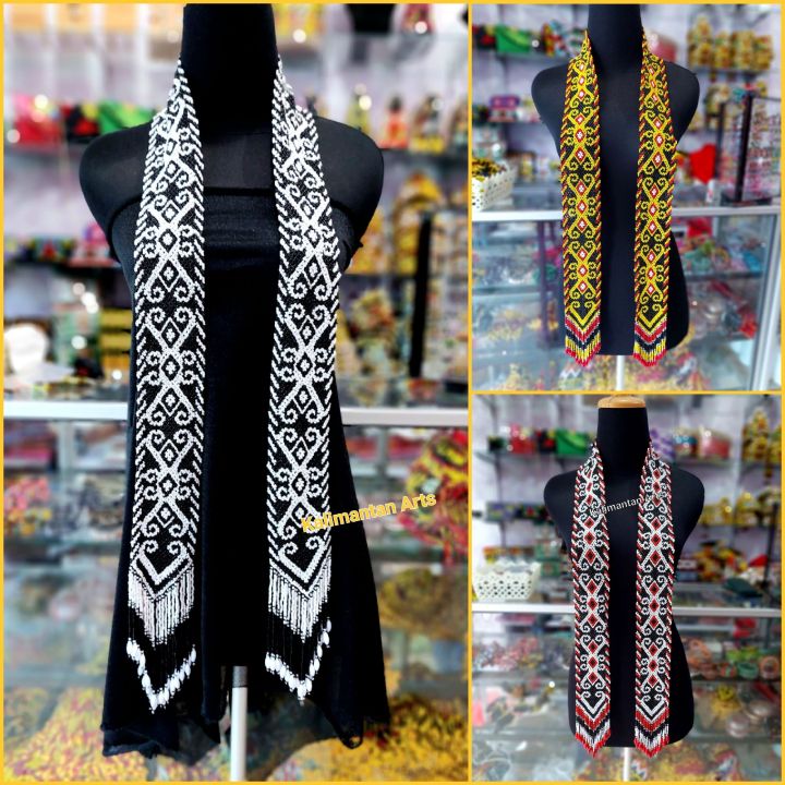 Syal Manik Dayak Kalimantan (Manik Kecil) | Lazada Indonesia