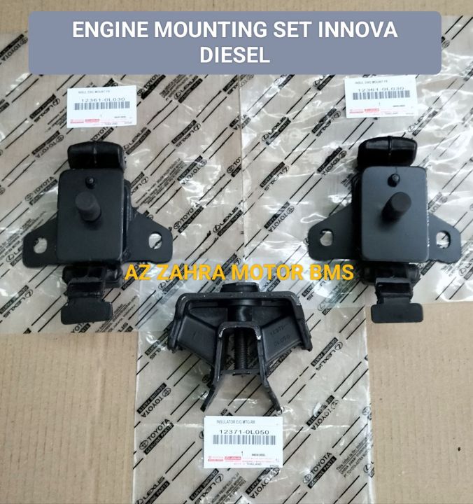 ENGINE MOUNTING INNOVA DIESEL SET ORI MANUAL ORIGINAL THAILAND | Lazada ...