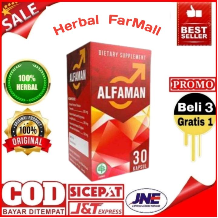 ALFAMAN ASLI ORIGINAL MULTIVITAMIN STAMINA ISI 30 KAPSUL | Lazada Indonesia
