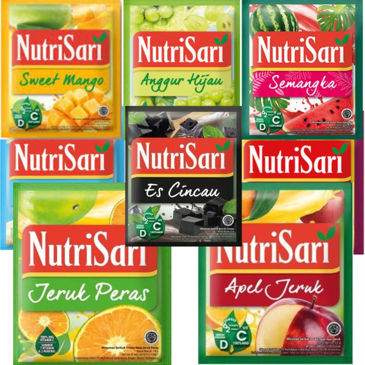 Nutrisari minuman serbuk rasa buah | Lazada Indonesia