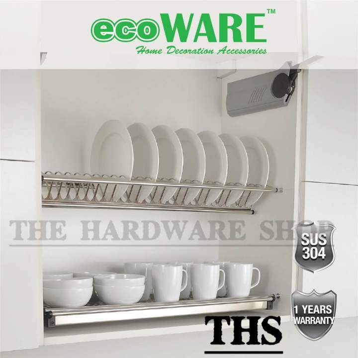 Ecoware SUS304 Stainless Steel Dish Rack | Lazada Singapore