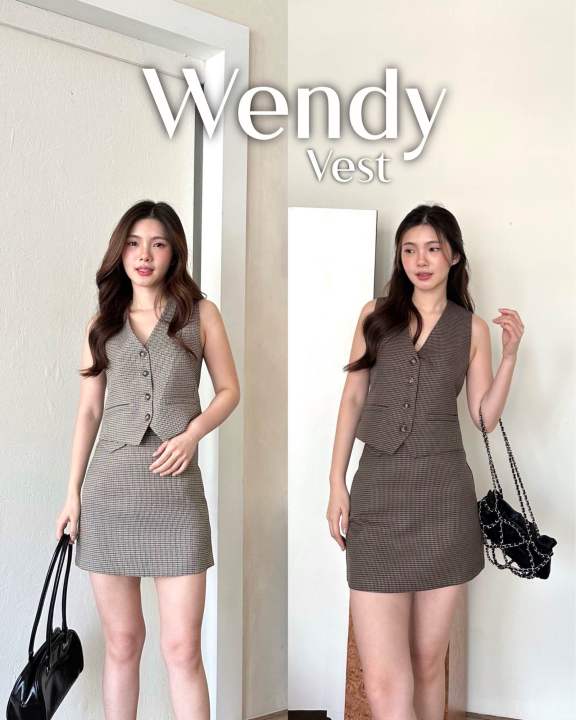 Thesummernade : Wendy vest (ได้เฉพาะเสื้อกั๊ก) | Lazada.co.th