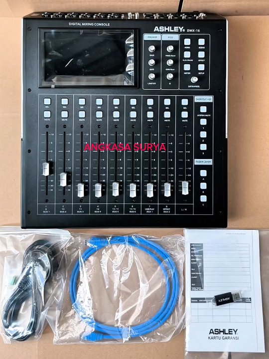 Mixer Digital ASHLEY DMX 16 ORIGINAL BISA TOUCHSCREEN / DIGITAL MIXER ...
