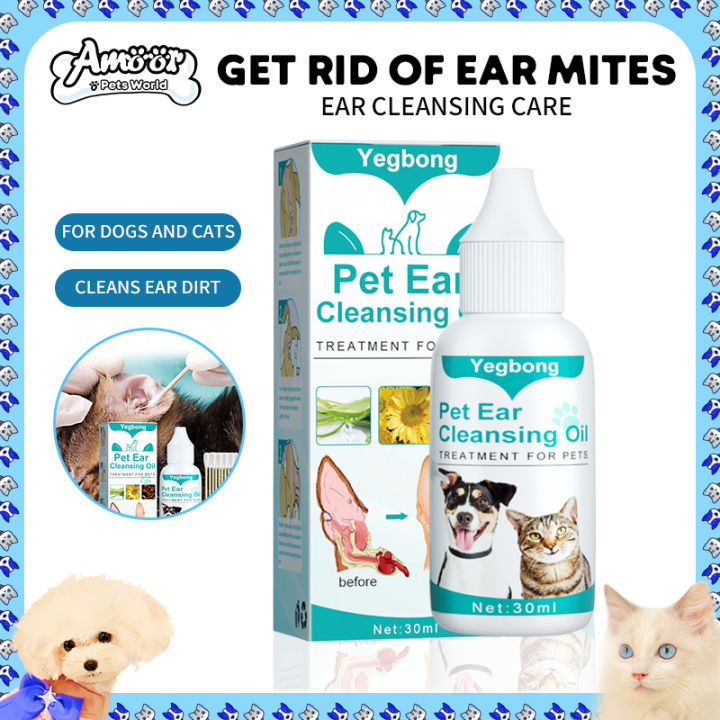Cat Dog Mites Odor Removal pet clean oil Ear Drops Infection Solution ... Cat Dog Mites Odor Removal pet clean oil Ear Drops Infection Solution ...