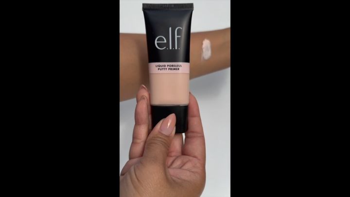 ELF Liquid Poreless Putty Primer, Lightweight Liquid Face Primer, e.l.f ...