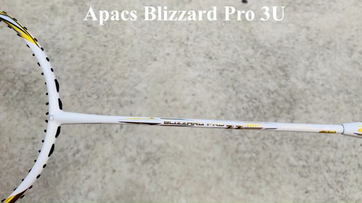 Vợt cầu lông Apacs Blizzard Pro ZZ - 3U | Vợt 3U thân đũa thế hệ mới, đũa chỉ 6.2mm, nặng đầu ...