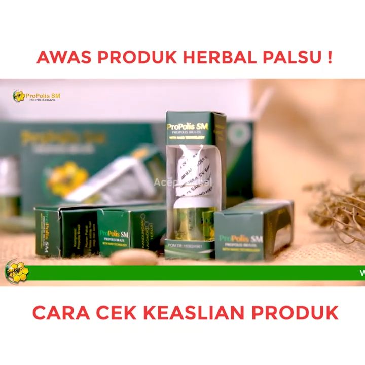 BERGARANSI Produk Propolis SM Asli Propolis Brazilian 100% With Nano ...