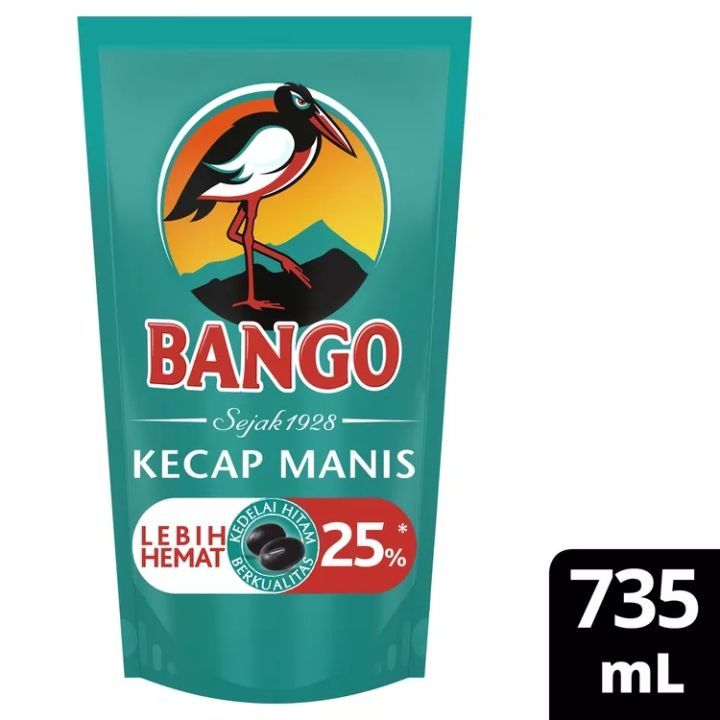 BANGO Kecap Manis Soy Sauce Reffil 735Ml | Lazada Indonesia