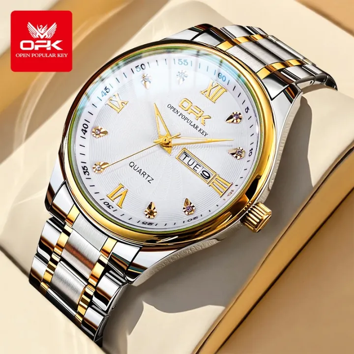 OPK Watch For Mens Waterproof 2024 Original With Box Fashion Business ...