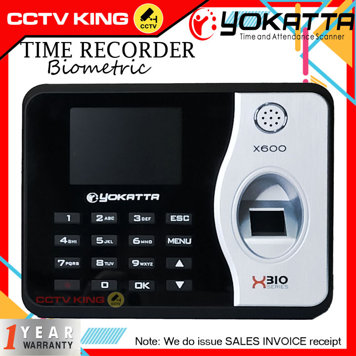 YOKATTA X600 Biometrics Attendance Time Keeper Machine, Biometric ...